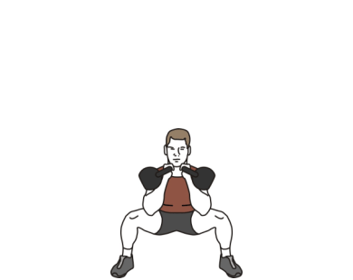 Kettlebell Front Squat And Press